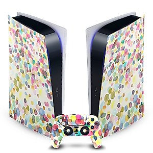 Head Case Designs Officially Licensed Ninola Dots Art Mix Vinyl Faceplate Sticker Gaming Skin Decal Cover Compatible With Sony PlayStation 5 PS5 Digital Edition Console and DualSense Controller