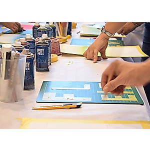 Pintyplus Aqua Spray Paint - Art Set of 8 Water Based 4.2oz Mini Spray Paint Cans. Ultra Matte Finish. Perfect For Arts & Crafts. Spray Paint Set Works on Plastic, Metal, Wood, Cardboard