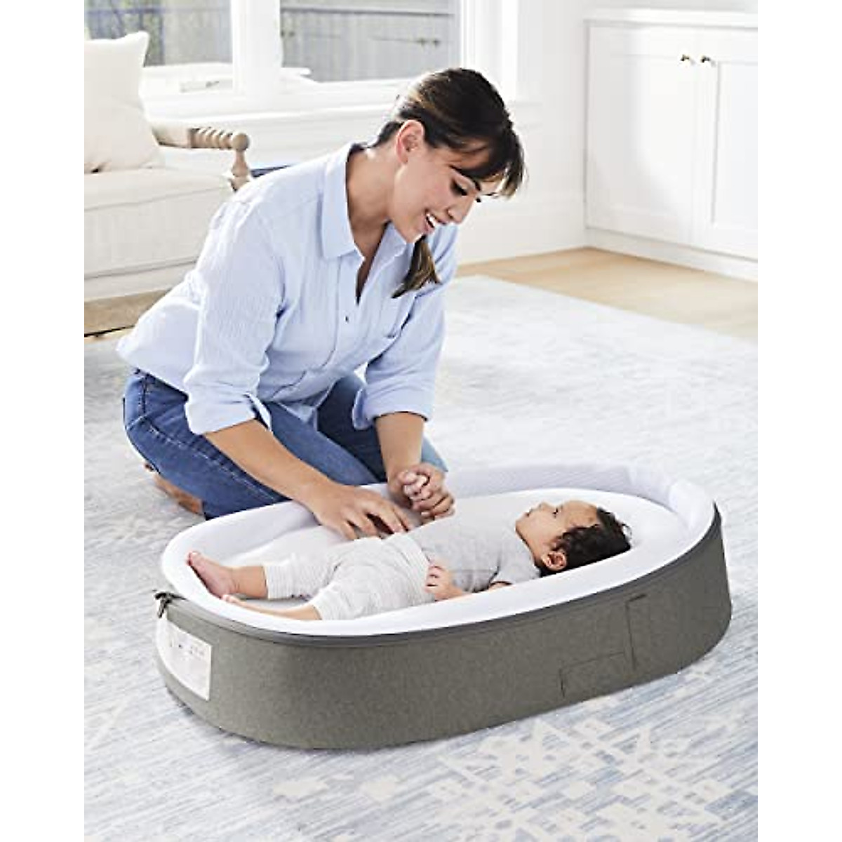 Skip Hop Baby Nest, Playful Retreat, Grey Melange