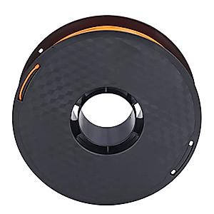 PLA Filaments, High Purity Filament Printing Materials Good Tensile Strength Plastic for Printing(Orange)