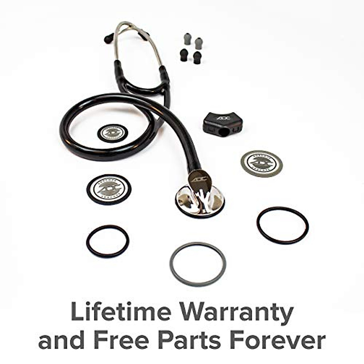 ADC - 600ST ADSCOPE 600 Cardiology Stethscope with AFD Technology, Tactical, Adult