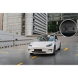 ENVE Ultra-Thin Camera Cover Slide for Tesla Model 3 / Y Interior Cabin Camera Laptop PC Front-Facing Webcam Sticker, Privacy Camera Cover (3 Camera Covers)