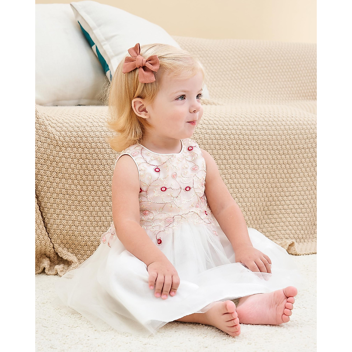 20pcs Baby Girl Hair Bows Clips Fully Lined Barrettes Hair Accessories for Little Girls Toddler Kids Teens