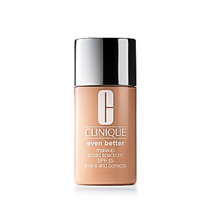 Clinique Even Better Makeup Medium Coverage Foundation Broad Spectrum SPF 15 | Evens Skin Tone + Reduces Dark Spots, Linen, 1 Fl Oz