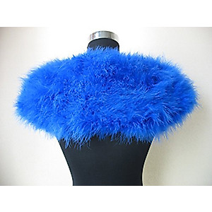 Real Ostrich Feather Bridal Shawl Cape Fluffy Wedding Party Only Fit Less Than 40cm Shoulder Width