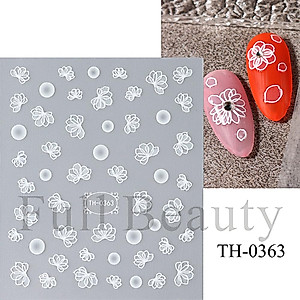 5 Sheets Moon Nail Stickers for Nail Arts,3D Nail Decals Self-Adhesive Nail Art Supplies for Nail Designer, Nail Tattoos for Women Girls, pegatinas para uñas withh Moon Hill Patterns Nails Accessories.