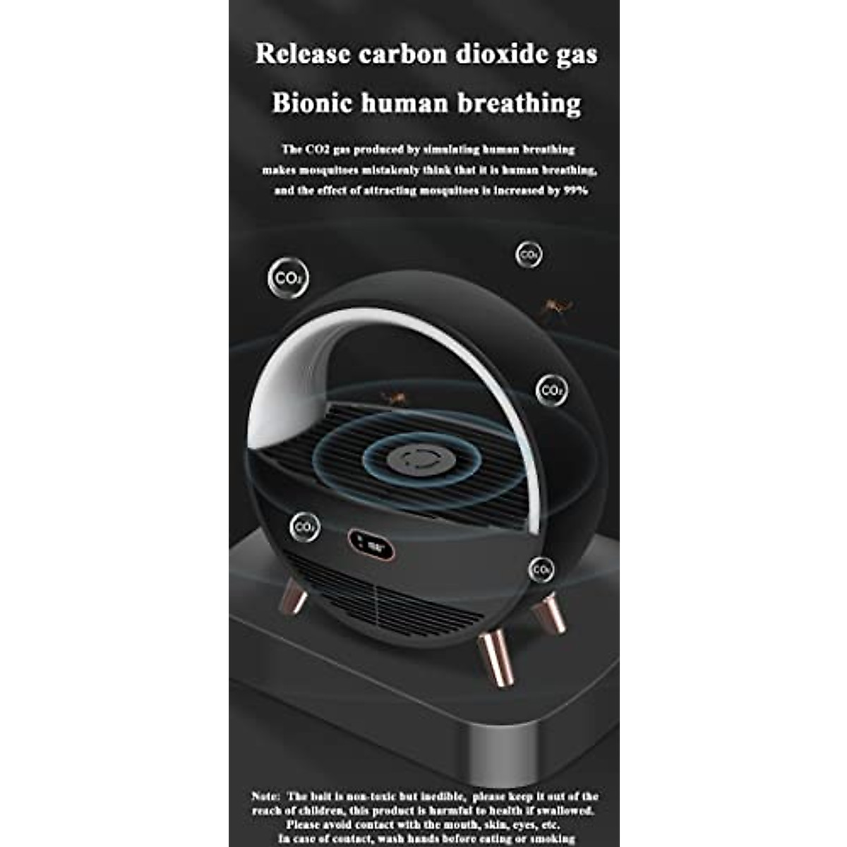 AL HUTAIB ENT Bug Zapper, Mosquito Zapper Round Circle Electric UV Insect Catcher & Killer for Files, Mosquitoes,White Gnats & Other Small to Large Flying Pests, 1 Acre Outdoor Coverage for Home