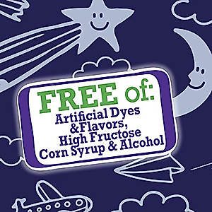 Vicks Children's Nighttime Cough & Congestion Relief, FREE OF: Artificial Dyes & Flavors, High Fructose Corn Syrup & Alcohol, Grape Flavor, For Children Ages 6+, 6 FL OZ