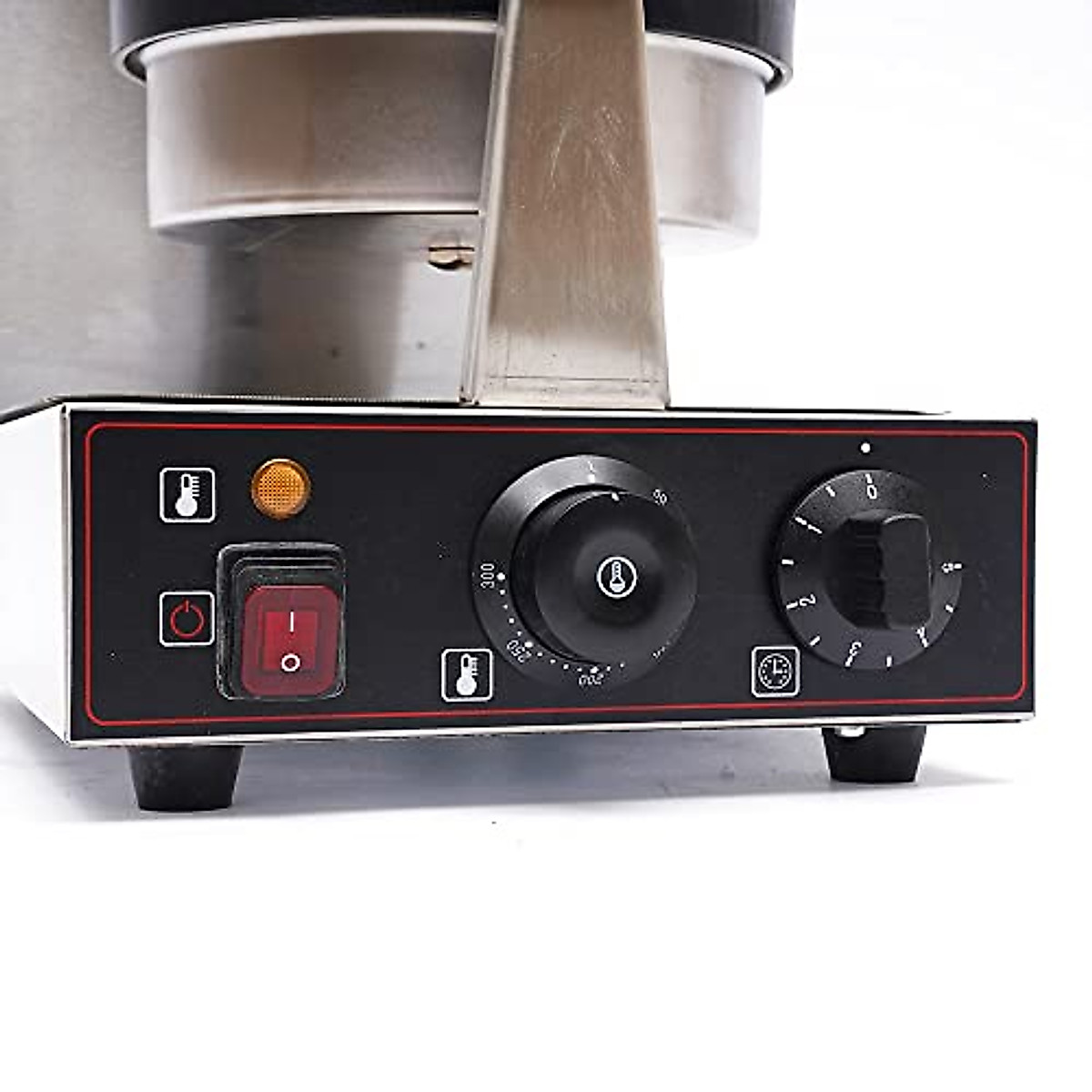 Guaopom 2400W Commercial Electric Panini, Electric Burger Machine Waffle Machine Press Machine Grillers, Hamburger Baking Sandwich Maker, Stainless Steel Non-Stick Pan Grilled Cheese Machine(Panini)