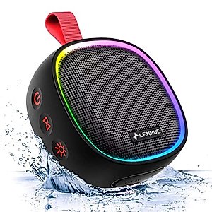 Updated Shower Speaker, IPX7 Waterproof Portable Bluetooth Speakers with Stereo Pairing, Wireless for Bike Kayak Pool Beach Outdoor