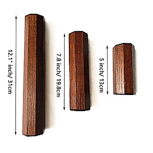 TUORENRhythm Sand Shaker Natural Wooden Sand Shaker Rhythm Musical Instruments for Drummers and Band Accompaniment Medium