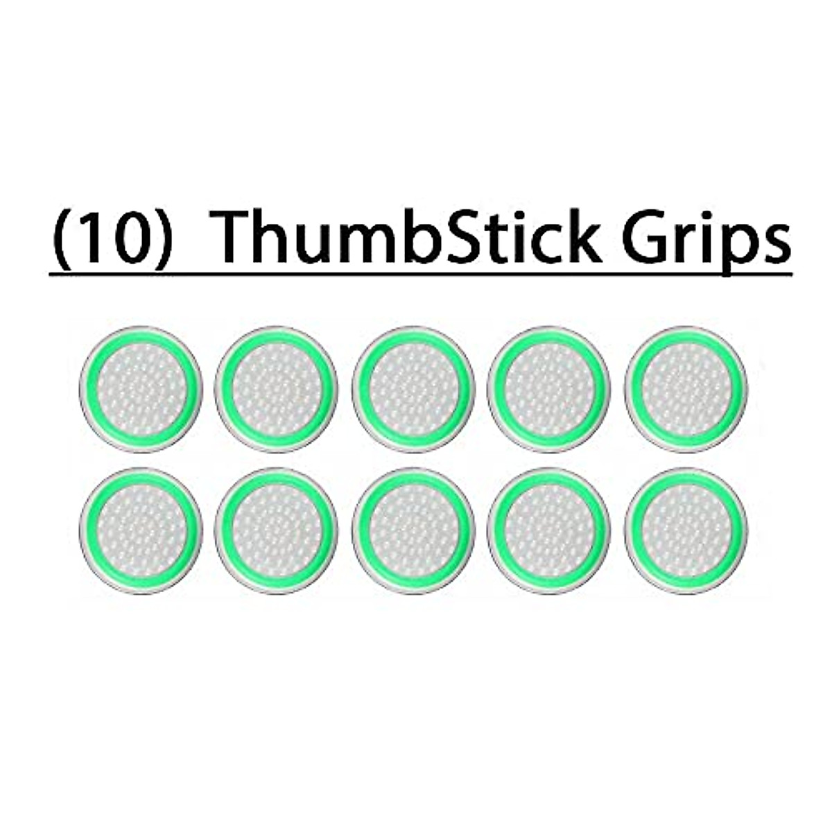 10 Pcs Silicone Cap Joystick Thumb Grip Protect Cover for Ps3 Ps4 Ps5 Xbox 360 Xbox One Xbox Series X Wii U NSwitch Pro Controllers Game Controllers