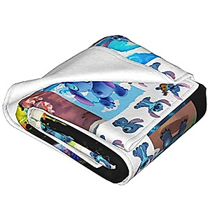 Ultra-Soft Micro Fleece Blanket Microfiber Throw Blankets for Couch Sofa Bed (60"X50")