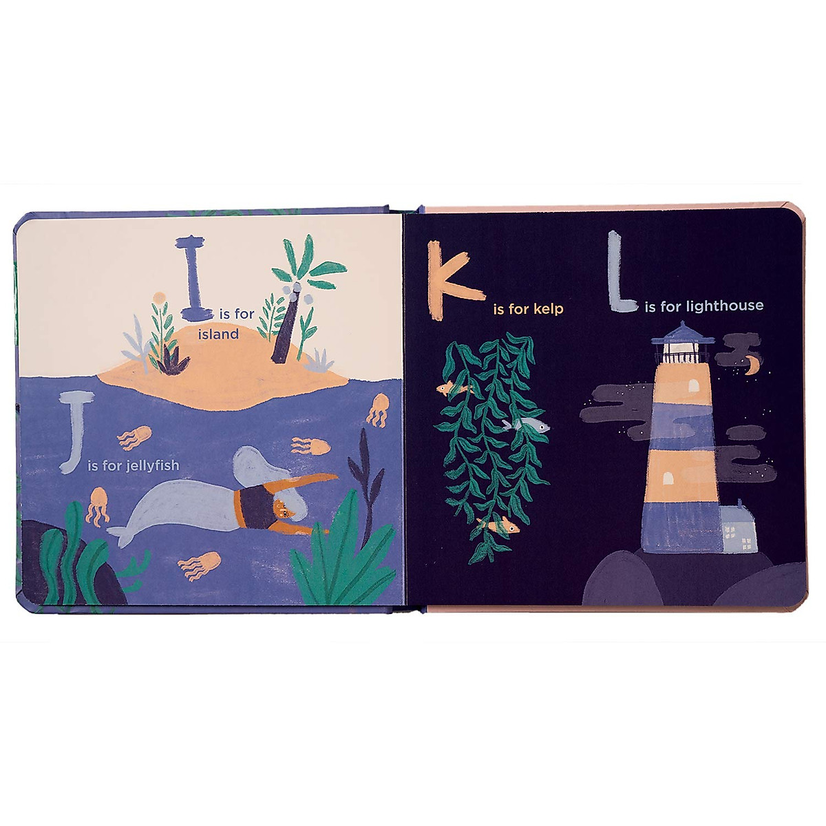 Manhattan Toy Mermaid's ABCs Baby Board Book, Ages 6 Months and up