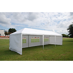 DELTA Canopies 10'x30'/12'x30'/15'x30' PE Wedding Party Tent Gazebo (10'x30' PE Tent)
