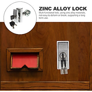 T-Handle Vending Machine Lock with Keys, Zinc Alloy Soda Machine Lock, High Security Vending Machine Lock for Candy Snack Soda Machine