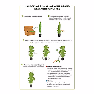 Nearly Natural 82” Olive Artificial Silk Trees Green