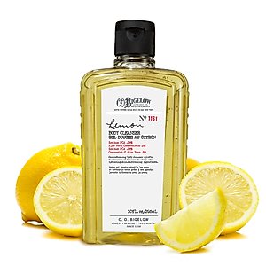C.O. Bigelow Body Cleanser - No. 1161 - Moisturizing Lemon Body Wash for Men & Women with Aloe Vera, Sodium PCA, and Glycerin, 10 fl oz