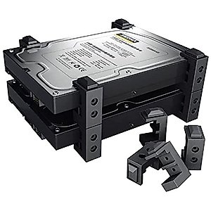 Sedna - 2.5 3.5 Hard Disk Rubber Stand (2 pcs Pack), Black (SE-HDD-S01-FBA)