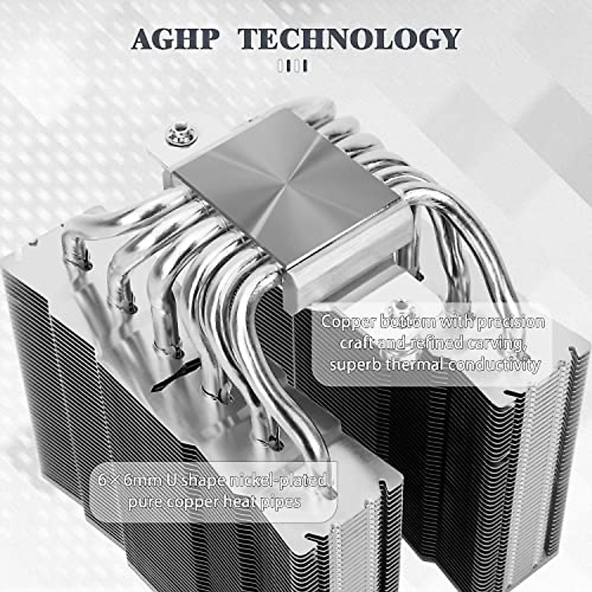 Thermalright Silver Soul 135 CPU Cooler Dual Towers, 6 Heat Pipes, 135MM Hight, TL-D12PRO-G PWM Fan, Aluminium Heatsink Cover, AGHP Technology, for AMD AM4 AM5/Intel 1700/1150/1151/1200/2011