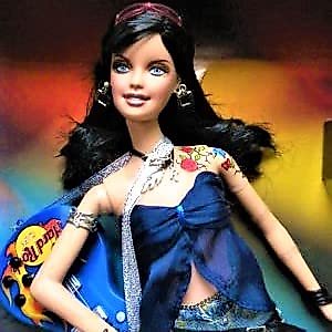 Hard Rock Cafe Barbie Doll 2005 Mattel #J0963