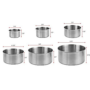 ecozoi Stainless Steel Food Storage Containers with Lids. 6 Pack Nesting, Stackable, Bento Box Set. BPA Free, Dishwasher Safe, Spillproof Metal Meal Prep Bowls for Lunch, Salad, Hot Food