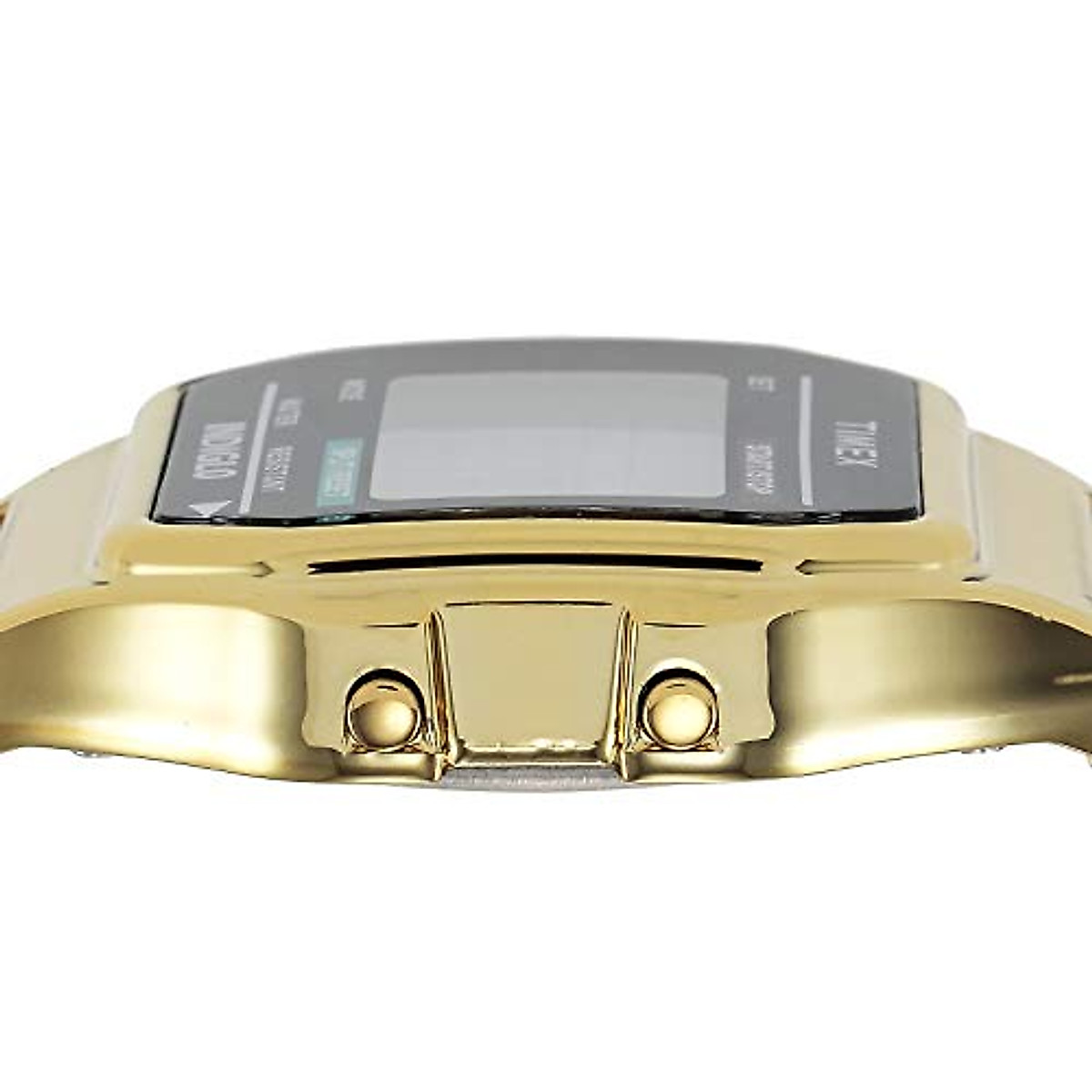 Timex Men's T78677 Classic Digital Gold-Tone Stainless Steel Expansion Band Watch