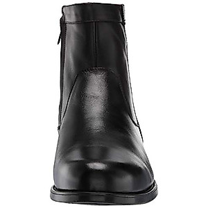 Florsheim Men's Medfield Plain Toe Zip Boot Fashion, Black, 14 Wide