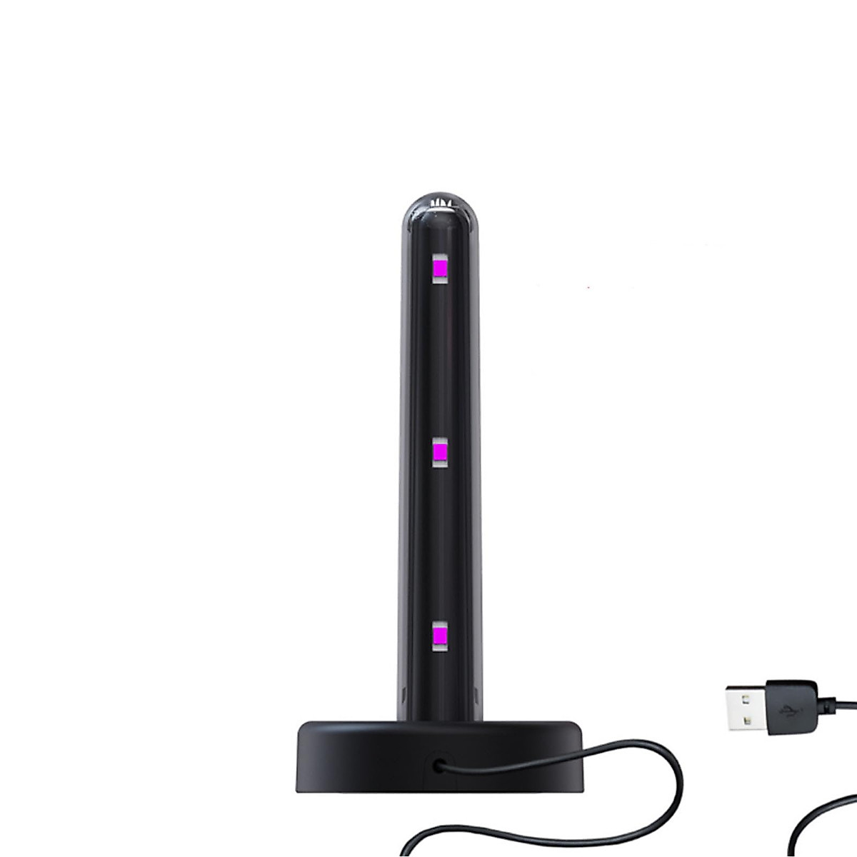 USB Stand-Type Mini Heater Heating Rod Toys Heater Heating Stick Warmer Rod with UV LED,Automatic Temperature Control to 42-46℃,Not for Room/Office Heating
