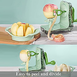TIKBABA Apple Peeler,Corer Remover and Divider,Semi-automatic Peeler for Potato,Pear