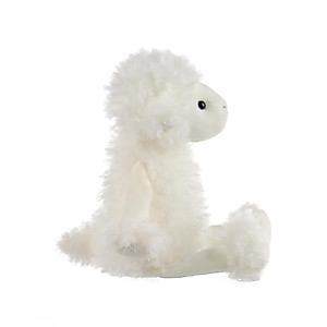 Apricot Lamb Toys Plush White Plush Lamb Stuffed Animal Soft Cuddly Perfect for Child （White Plush Lamb ，8.5 Inches