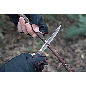 Carimee Folding Pocket Knife 4" D2 Blade, Ball Bearing Pivot, for Everyday Carry Gentlemen EDC Outdoor