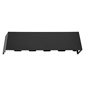 Zer one HDD Hard Driver Shell Case for, Anti-Scratch Front Housing Shell Faceplate Replacement for Sony 4 Console(Black) [Video Game]