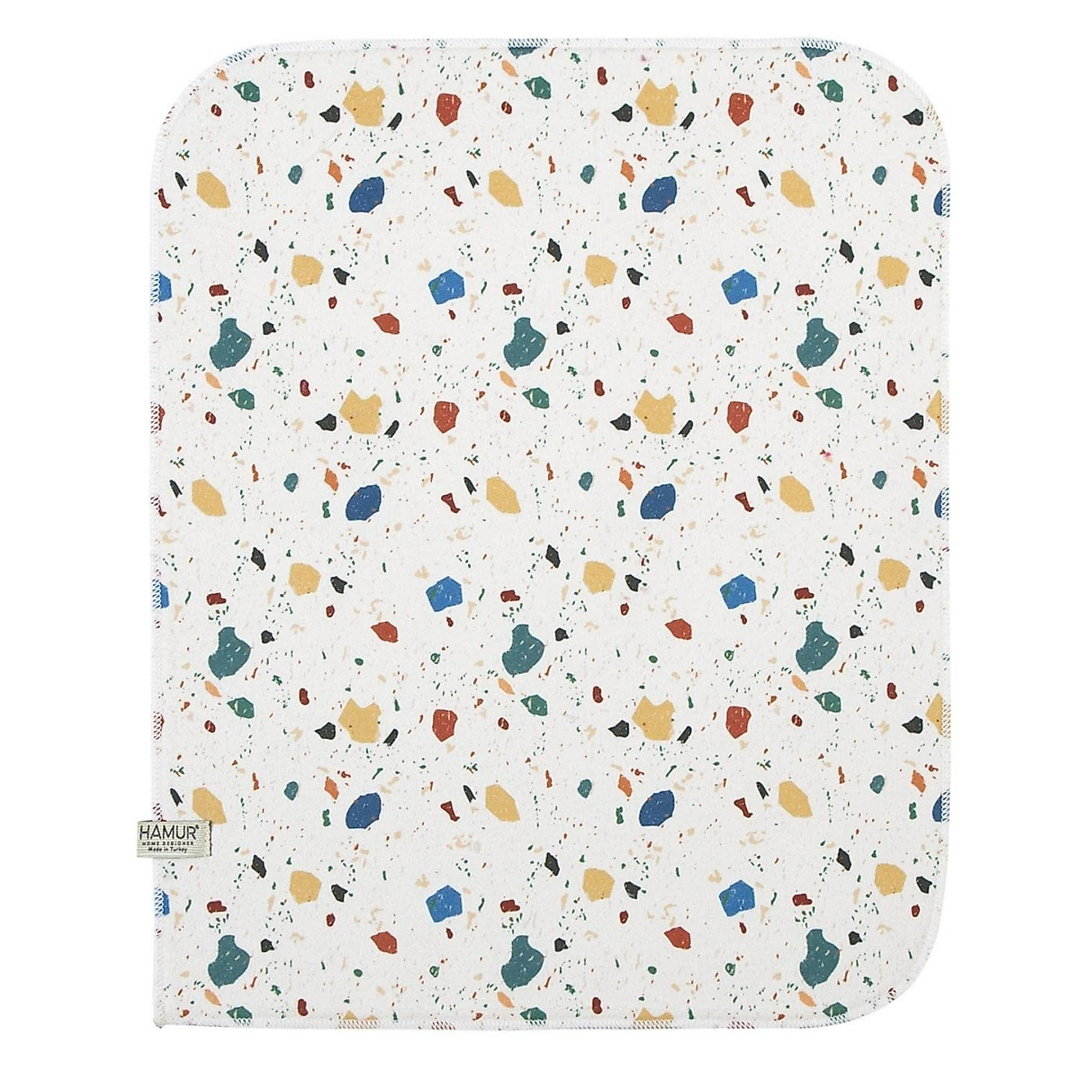 HAMUR Microfiber Dish Drying Mat 16x18 inch, Super absorbent dish draining mat for Kitchen Counter, Kitchen gadgets for easy clean multi-use