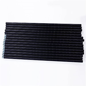 drsapfa Garage Shelving, Shelving Unit, Storage Shelf, Changeable Assembly Floor Standing Carbon Steel Storage Rack, Heavy Duty Steel 6-Tier Corner Restaurant Shelf Commercial Food Storage (Black)