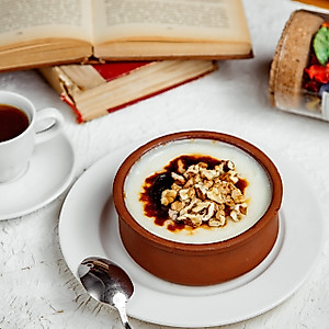 Handmade Cooking Clay Bowls Set of 6, Glazed Clay Pot for Cooking, Colorful Terracotta Pudding Bowls, Traditional Mexican Dishes, Ancient Terracotta Cookware, Cazuelas de Barro Mexicanas