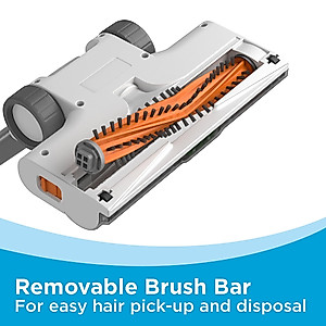 BLACK+DECKER POWERSERIES+ 20V MAX Cordless Stick Vacuum with LED Floor Lights, Lightweight, Multi-Surface (BHFEA520J) , White