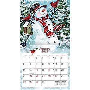 LANG Sam Snowman 2024 Wall Calendar (24991001939) Multi
