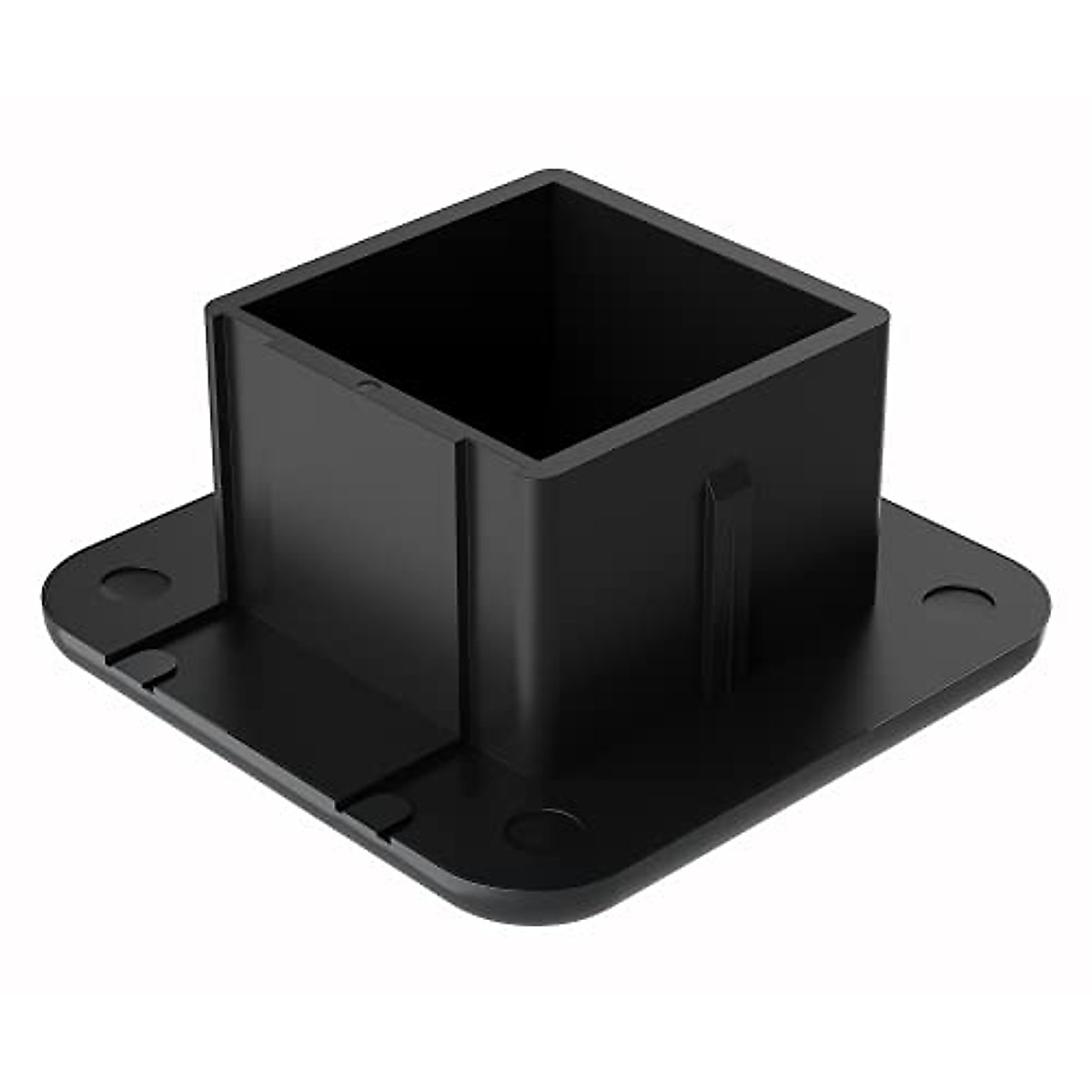 American Black Metal Flag Trailer Hitch Cover - Patriotic Flag Plug (Black, Fits 2'' Receivers)