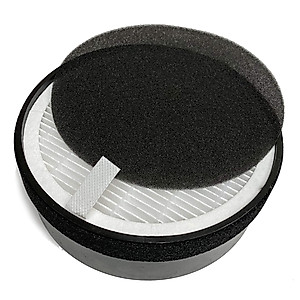 Nispira True HEPA H13 Air Filter Replacement Compatible with hOmeLabs Compact Air Purifier HME020248N 3 Stage Filtration with Night Light Office Bedroom, 1 Unit