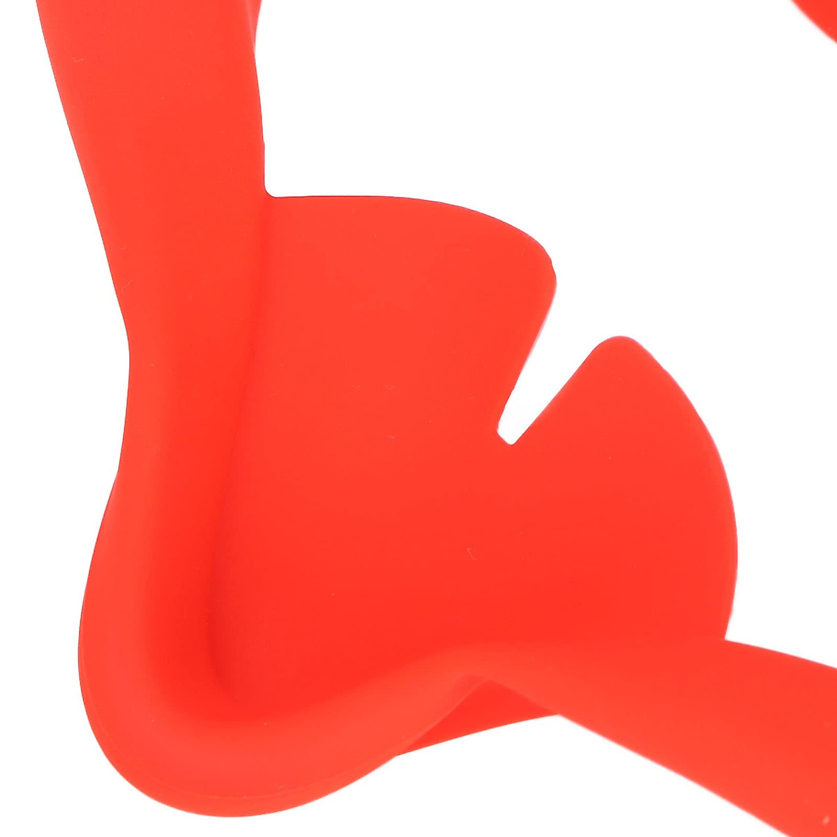 Yoidesu Silicone VR Face Cover Pad, VR Glasses Silicone Eye Mask Breathable Anti Sweat VR Protective Cover for Oculus Quest 2 Gaming Headset(red)