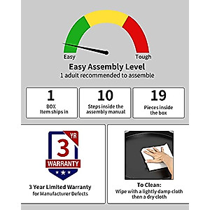 EKNITEY 2 Tier End Table - Metal Side Table Waterproof Small Sofa Coffee Side Tables Bedroom Indoor Outdoor with Removable Tray for Living Room Bedroom Balcony and Office (Black)