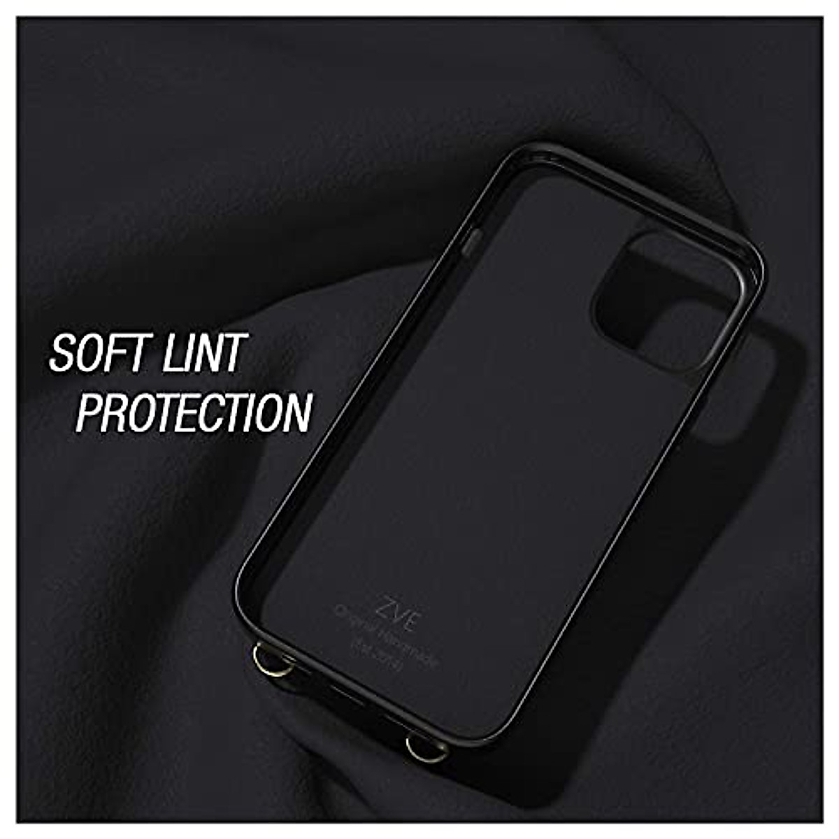 ZVE iPhone 11 Wallet Case Crossbody, iPhone 11 Case with Credit Card Holder Handbag Purse Wrist Strap Zipper Leather Case Cover for Apple iPhone 11 6.1 inch 2019 - Black