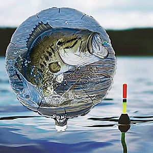 Havercamp Gone Fishin' Party Balloons (3 Pcs.); 3 18" Round Foil Mylar Balloons from the Trademarked Gone Fishin' Party Collection!