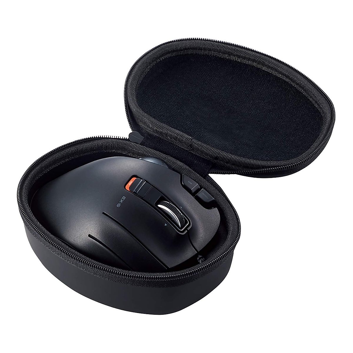 ELECOM Official Hard EVA Travel Protection Storage Case Replacement for M-XT2&3 Series, Wired / Wireless Thumb Control Trackball Mouse, Ergonomic Design, Optical Gaming Sensor - Case Only (BMA-XT2BK)
