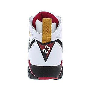 Jordan Air 7 Retro BG (Big Kid) White/Black/Cardinal Red/Chutney 6.5 Big Kid M
