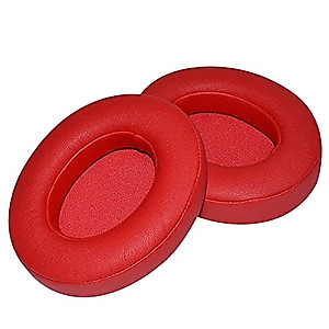 Studio3.0 Replacement Ear Cushions Studio2.0 Ear Pads Compatible with Beats Studio 2, Beats Studio 3 Headphones (Red)