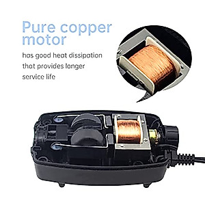 FYD 4W Aquarium Air Pump 1.8L/Min*2 Dual Outlet with Accessories for Up to 50 Gallon Fish Tank