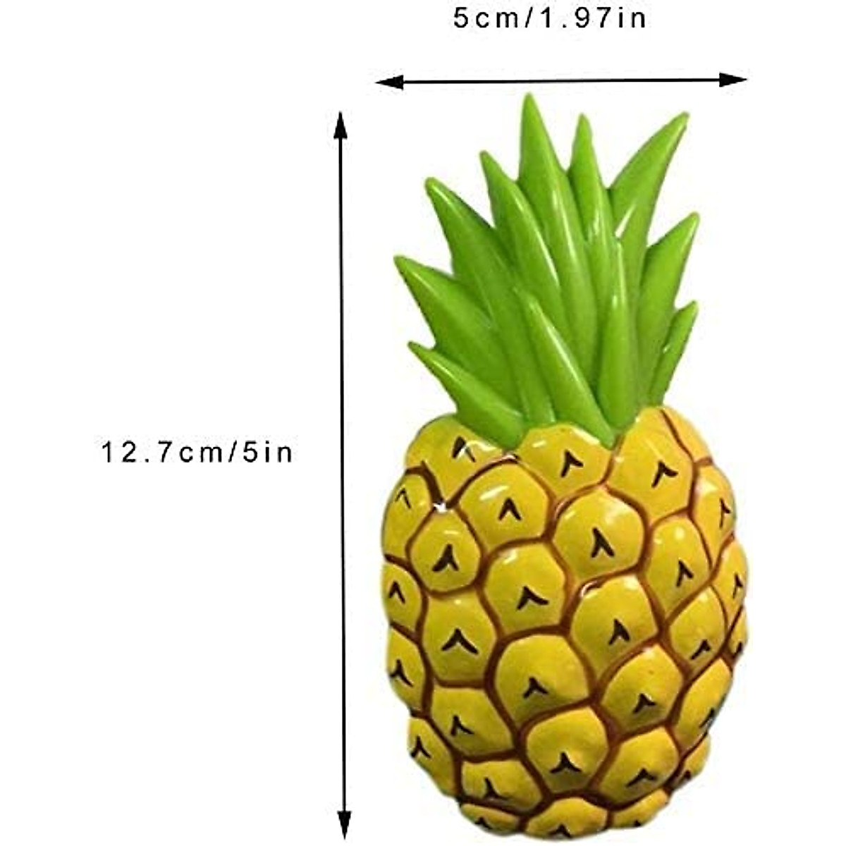 3 Pairs (6 Ct) Pineapple Clip, Beach Towel Clips Jumbo Size for Beach Chair, Cruise Beach Patio, Pool Accessories, Household Close Snacks Clip, Baby Stroller by C&H Solutions