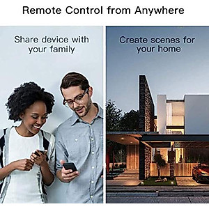 TREATLIFE Smart Dimmer Switch 4 Pack, Smart Light Switch Works with Alexa and Google Assistant, Neutral Wire Needed, 2.4Ghz Wi-Fi, Schedule, Remote Control, Single Pole, FCC Listed